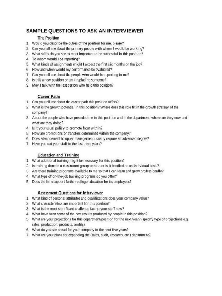 1 Interview | PDF