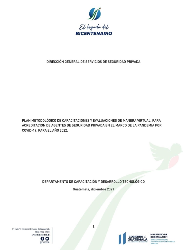 Plan de Capacitacion Virtual | PDF | Valores | Regulación