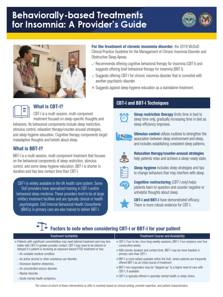 Treating Insomnia Cbt Download Free Pdf Insomnia Sleep