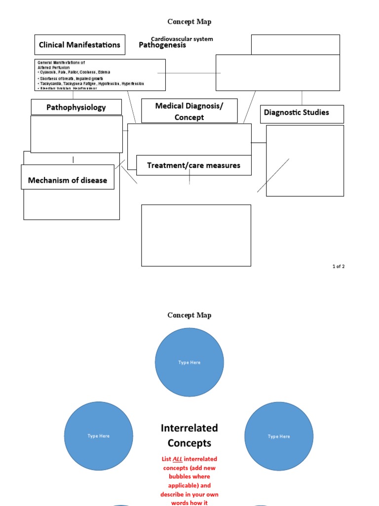 Cardio Concept Map | PDF