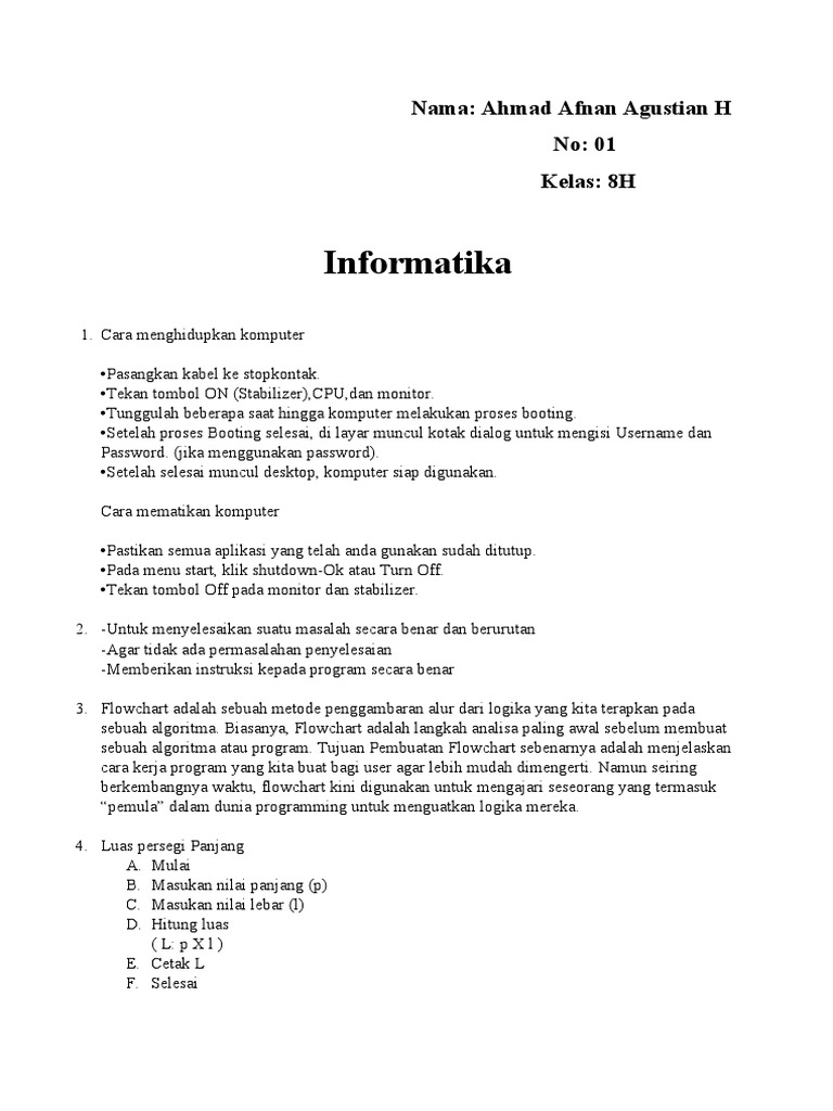 Informatika | PDF