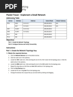 12.6.1 Packet Tracer - Troubleshooting Challenge - Document The Network | PDF | Router ...