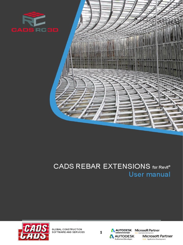 CADS Rebar Extensions For Revit User Manual | Download Free PDF ...
