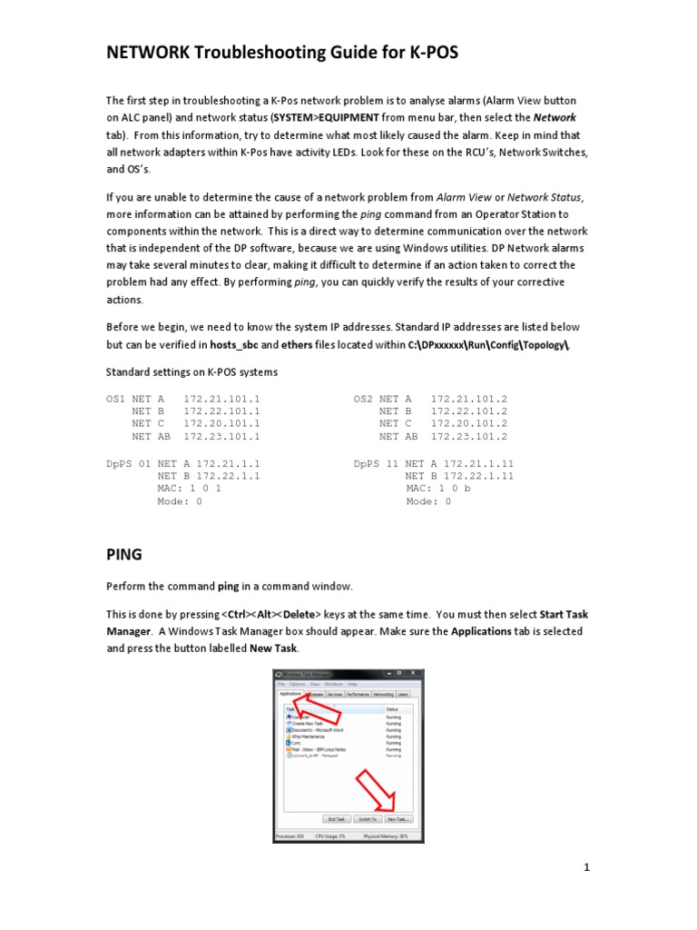 NETWORK Troubleshooting KPOS | PDF | Computer Network | Internet Protocols