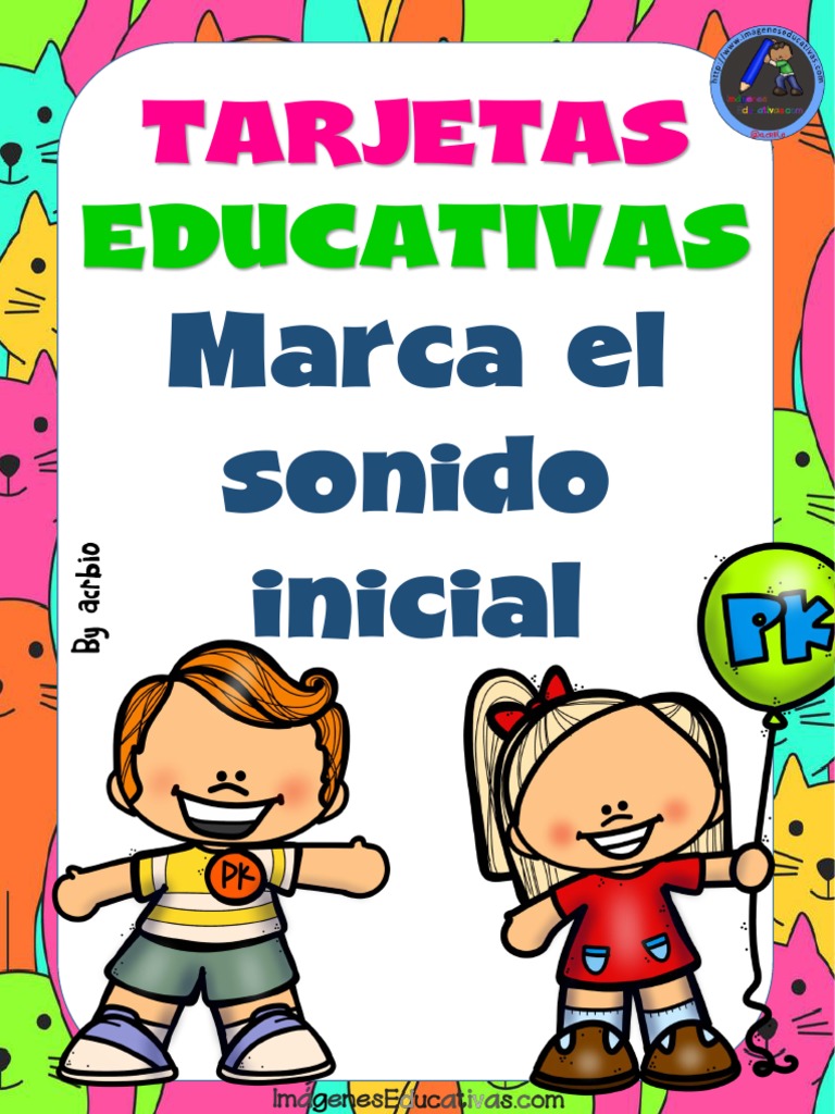 Tarjetas Educativas Marca El Sonido Inicial PDF | PDF