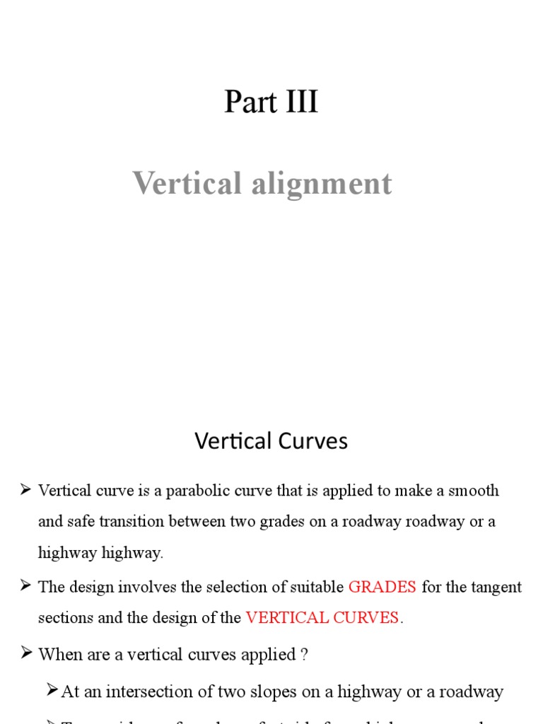 Vertical Curve | PDF | Physical Quantities | Civil Engineering