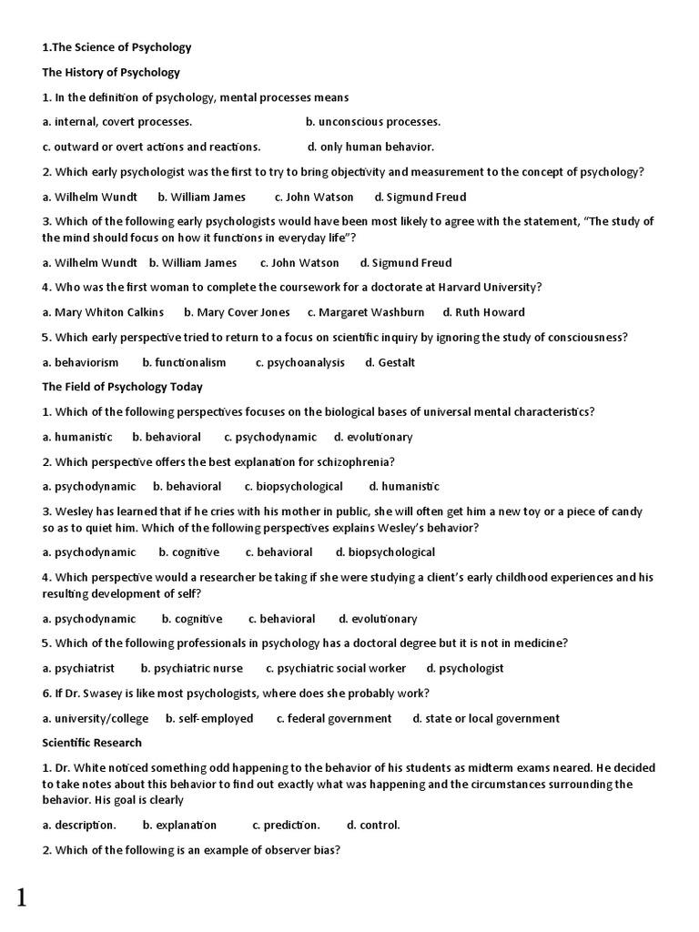 The History of Psychology | PDF | Sleep | Neuron