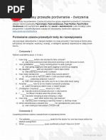 Cwiczenia Future Perfect Future Perfect Continuous Porownanie | PDF | Language Arts & Discipline ...