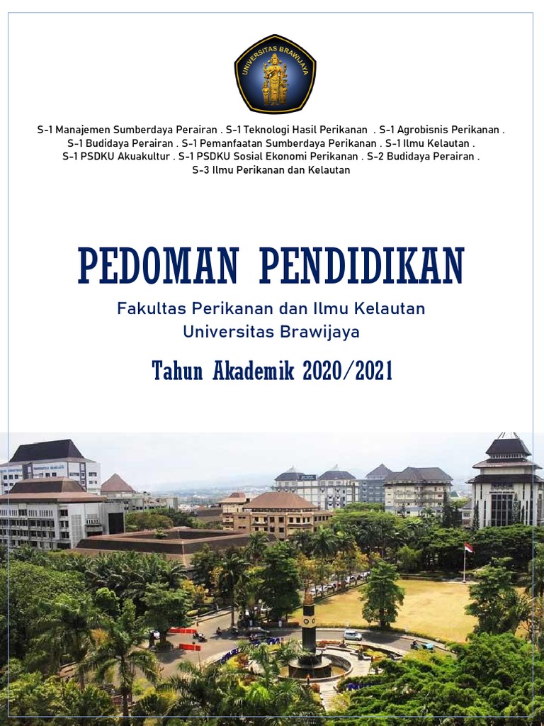 Pedoman Pendidikan FPIK UB 2020/2021 | PDF