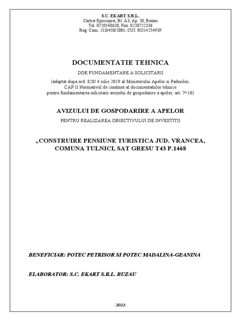 Documentatie Tehnica Sga | PDF