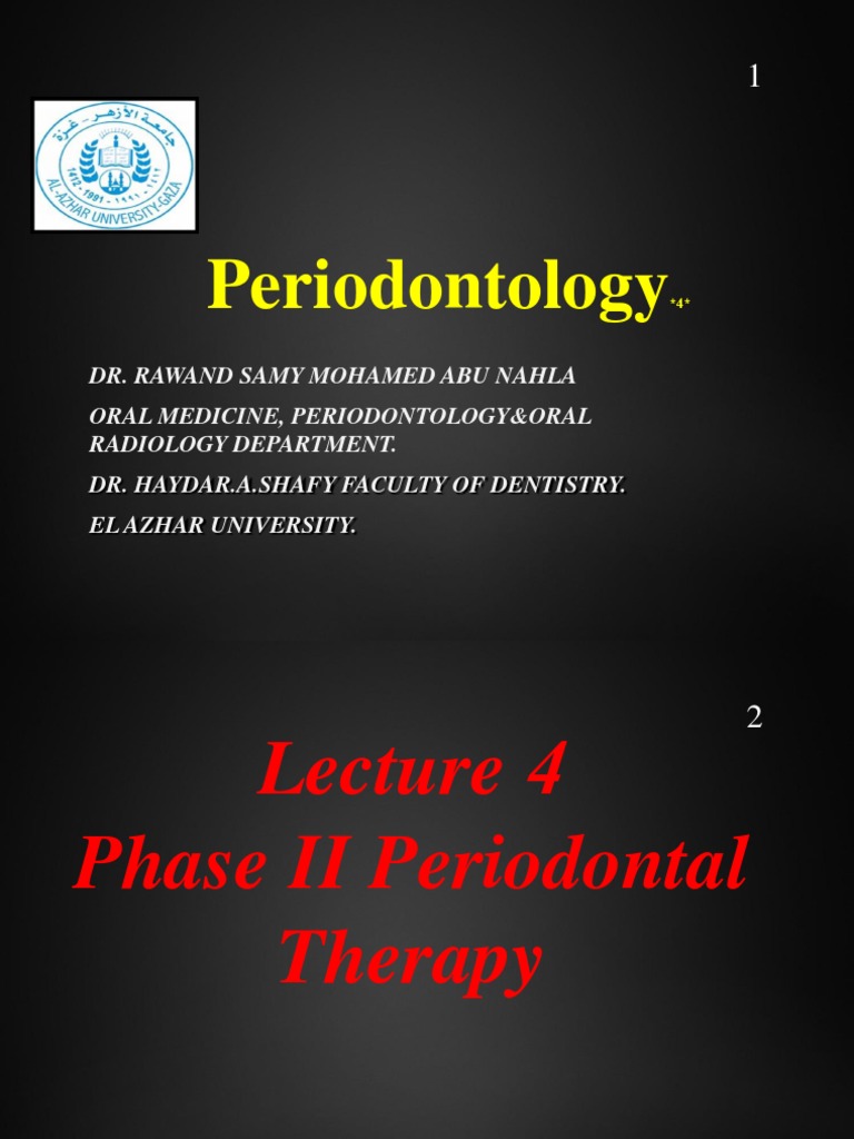 4phase II Periodontal Therapy | PDF | Periodontology | Surgery