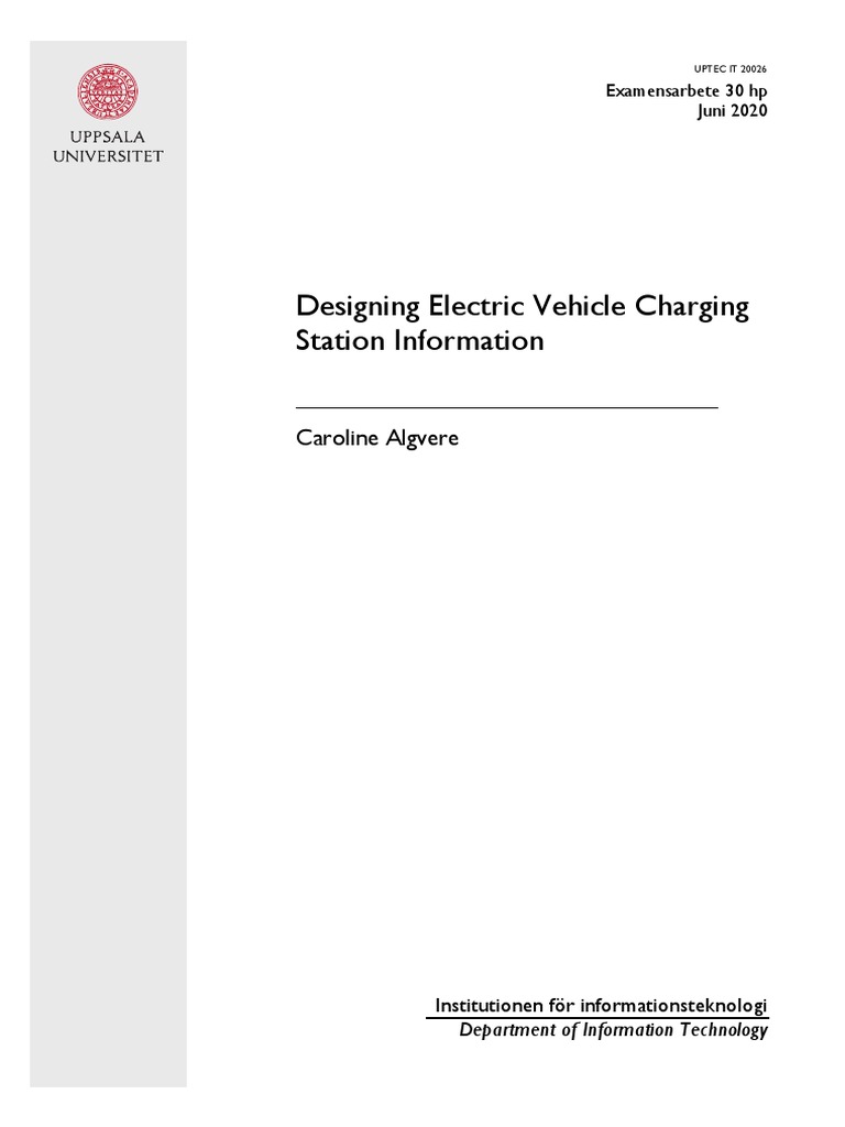 Designing Electric Vehicle Charging | PDF