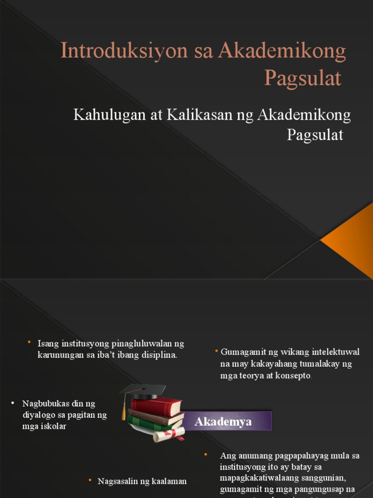 Modyul 1 Introduksiyon Sa Akademikong Pagsulat | PDF