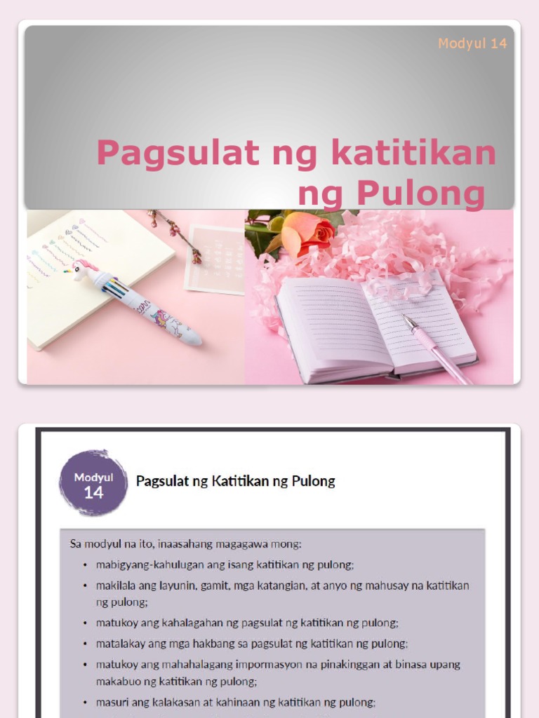 Modyul 14 Pagsulat NG Katitikan NG Pulong | PDF