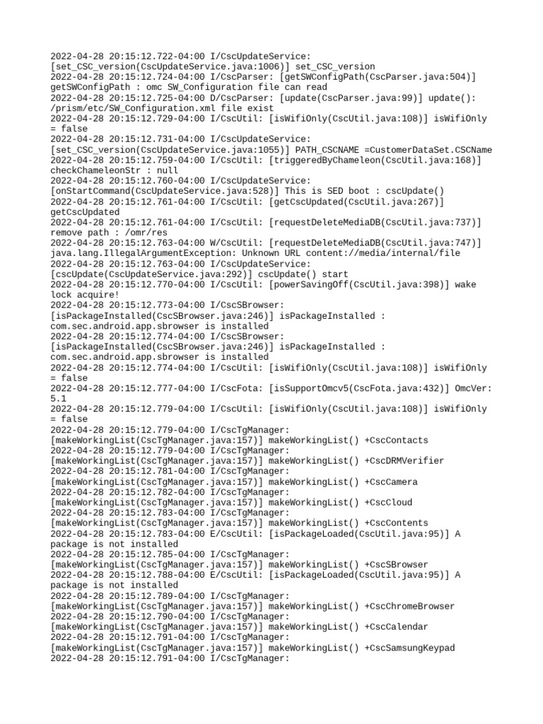 CSC Update Log | PDF | Software Engineering | Information Technology