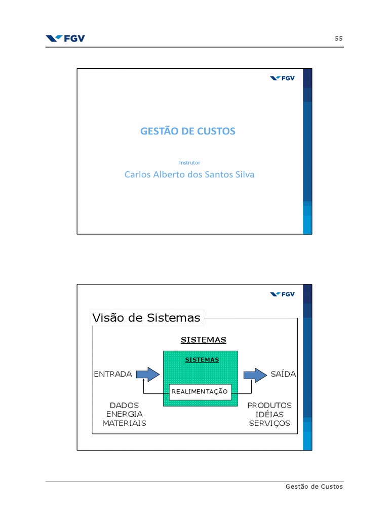 02 02 Gestao de Custos Slides | PDF | Contabilidade | Despesa