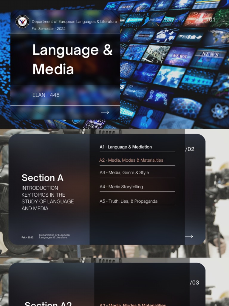 Language & Media - A2b | PDF | Gesture | Symbols