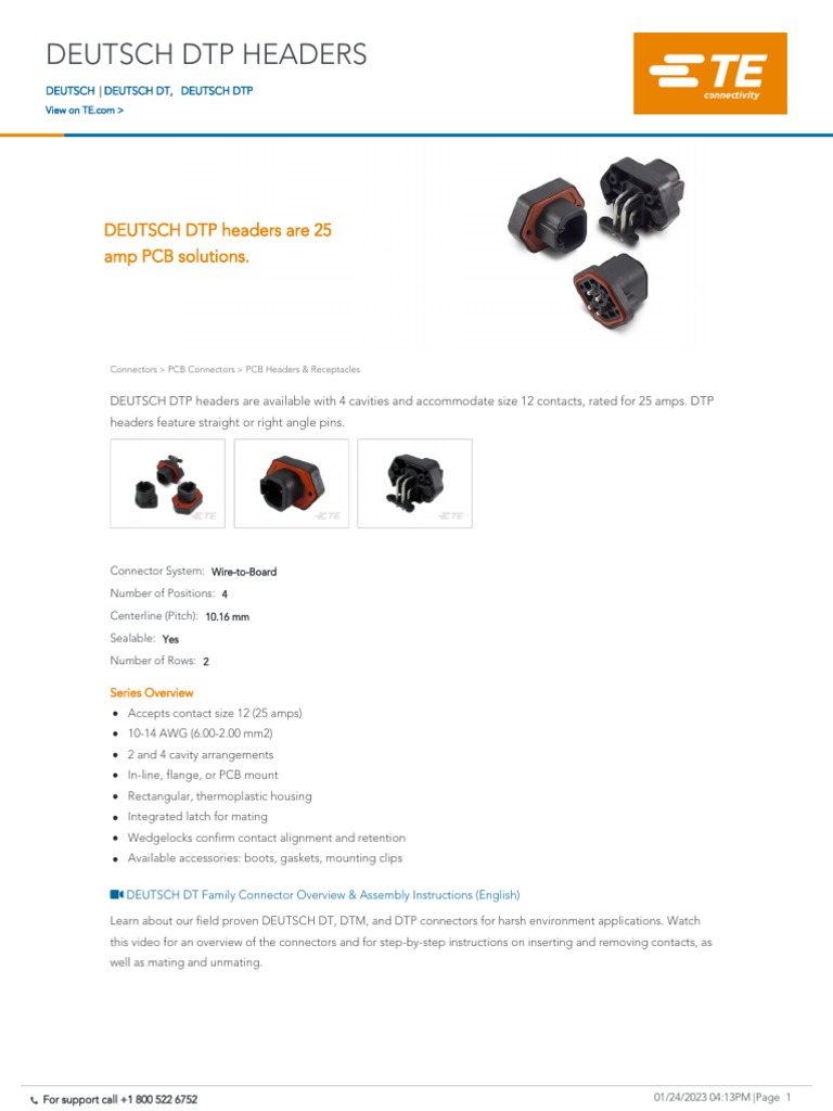DTP Connector Assembly Guide | PDF | Electrical Connector | Printed ...