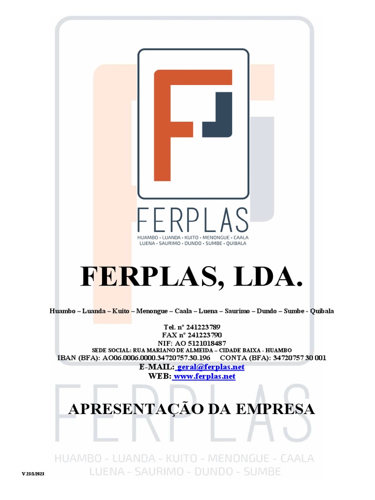 Apresentacao Ferplas 1-2023 | PDF | Setores econômicos | Economias
