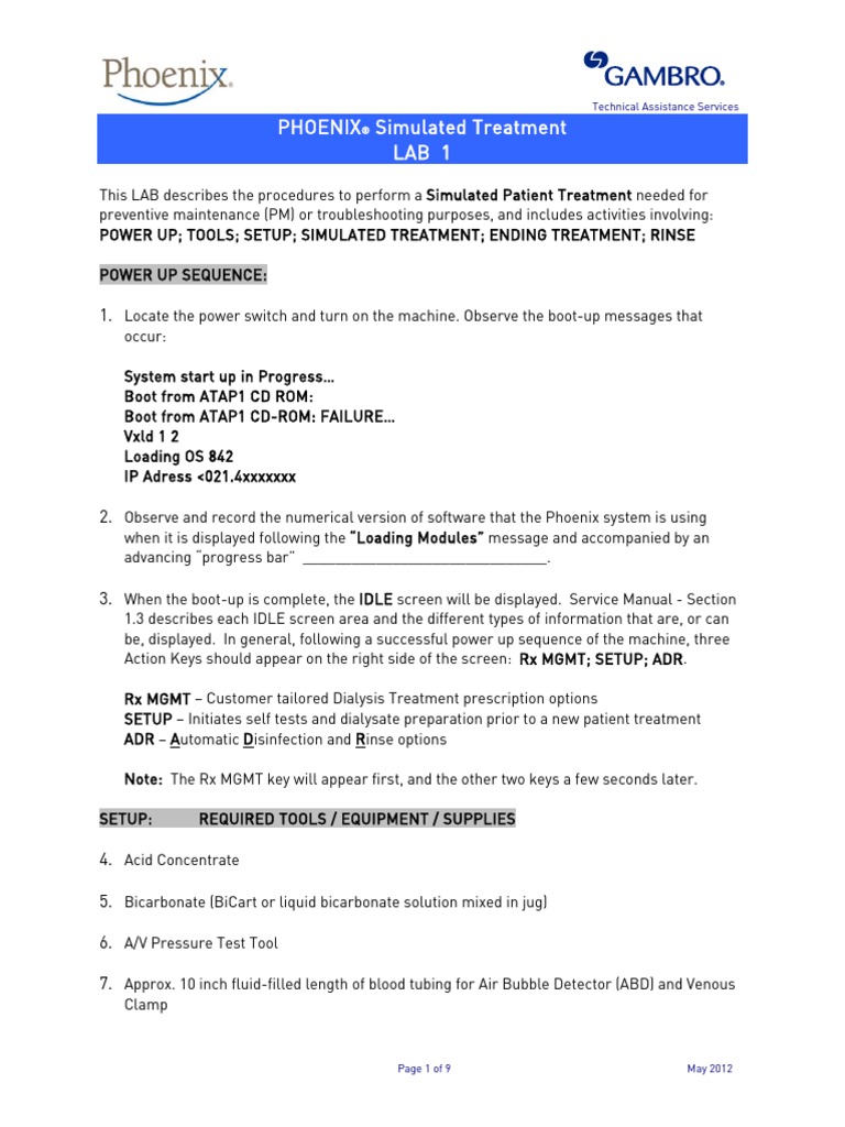 Day 1 | PDF | Hemodialysis | Blood Pressure