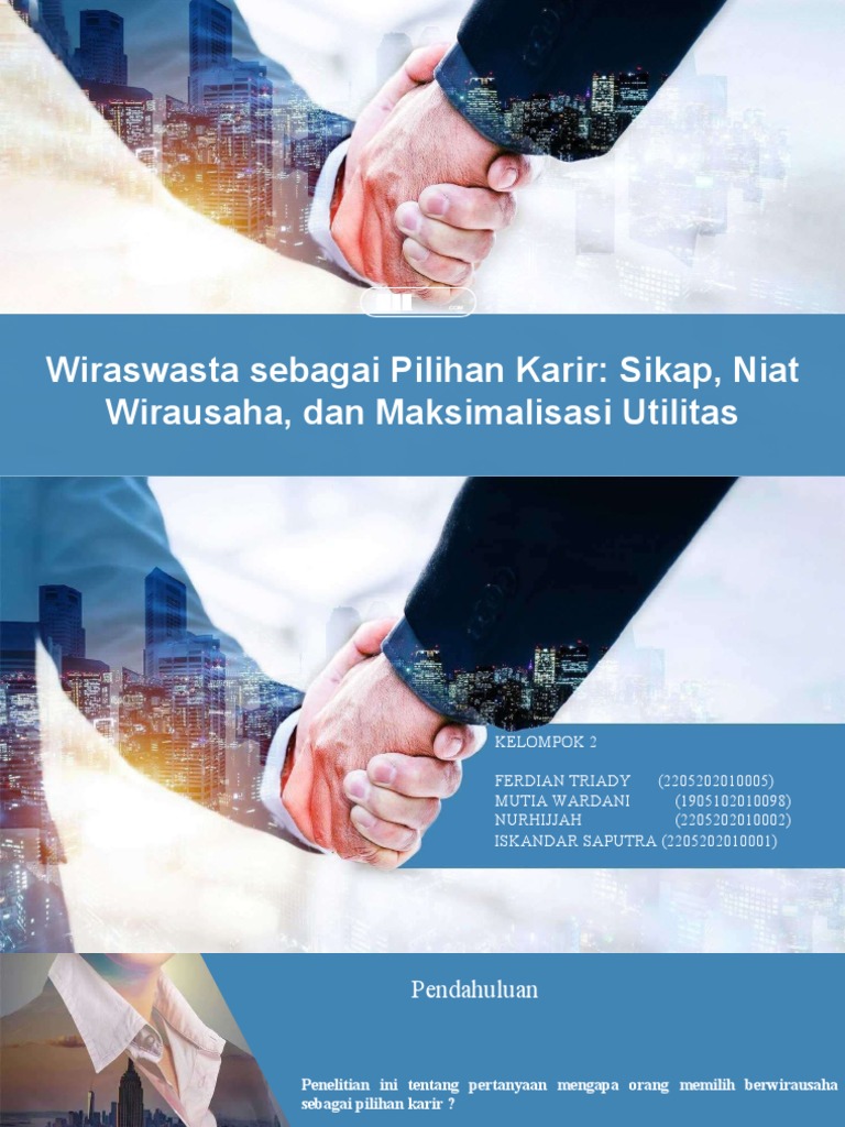 Review Jurnal - KLP 2 - Kewirausahaan Dan Inovasi | PDF | Karier & Perkembangan