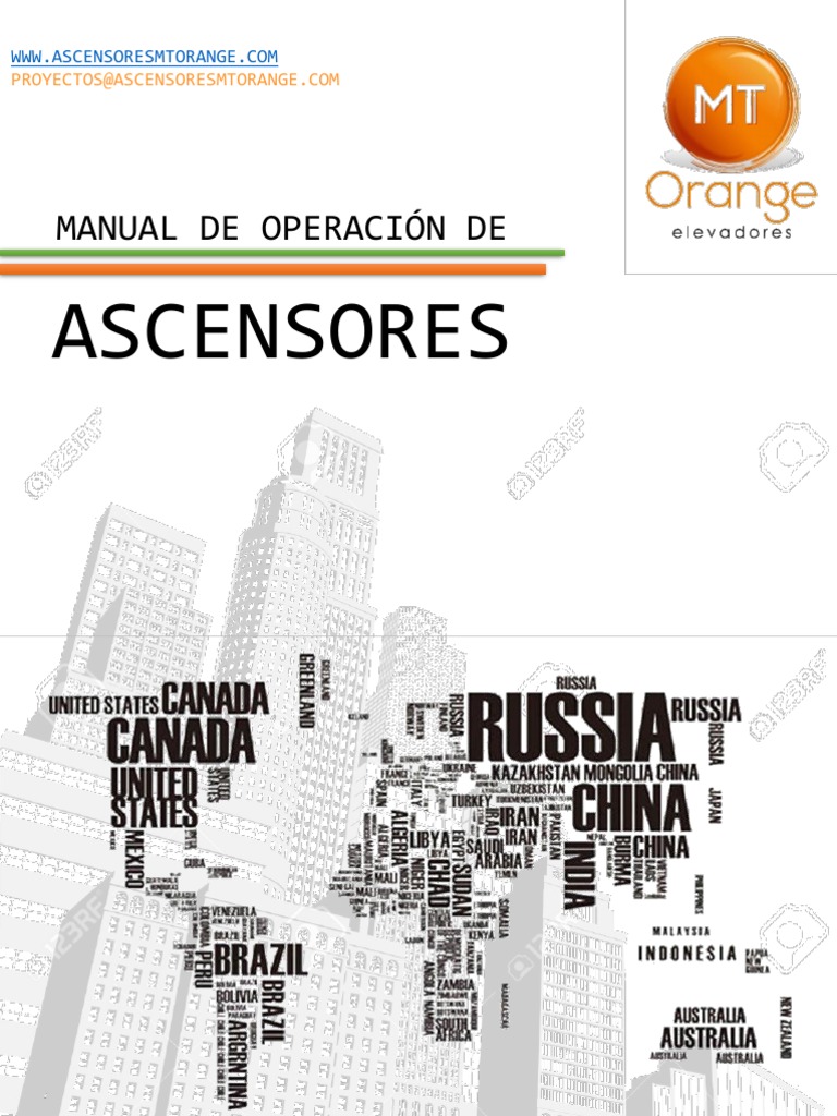 Manual de Uso y Seguridad Ascensores | PDF | Ascensor | Bienes manufacturados