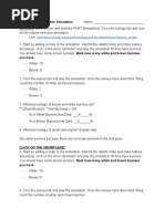 Natural Selection Simulation Guide | PDF | Tooth | Rabbit