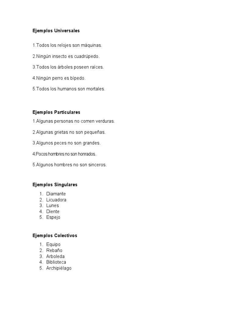 Conceptos Universales Etc. | PDF