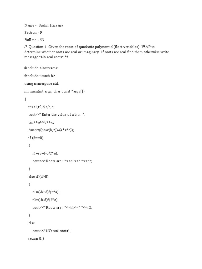 Sushilcpp | PDF | Inheritance (Object Oriented Programming) | Class (Computer Programming)