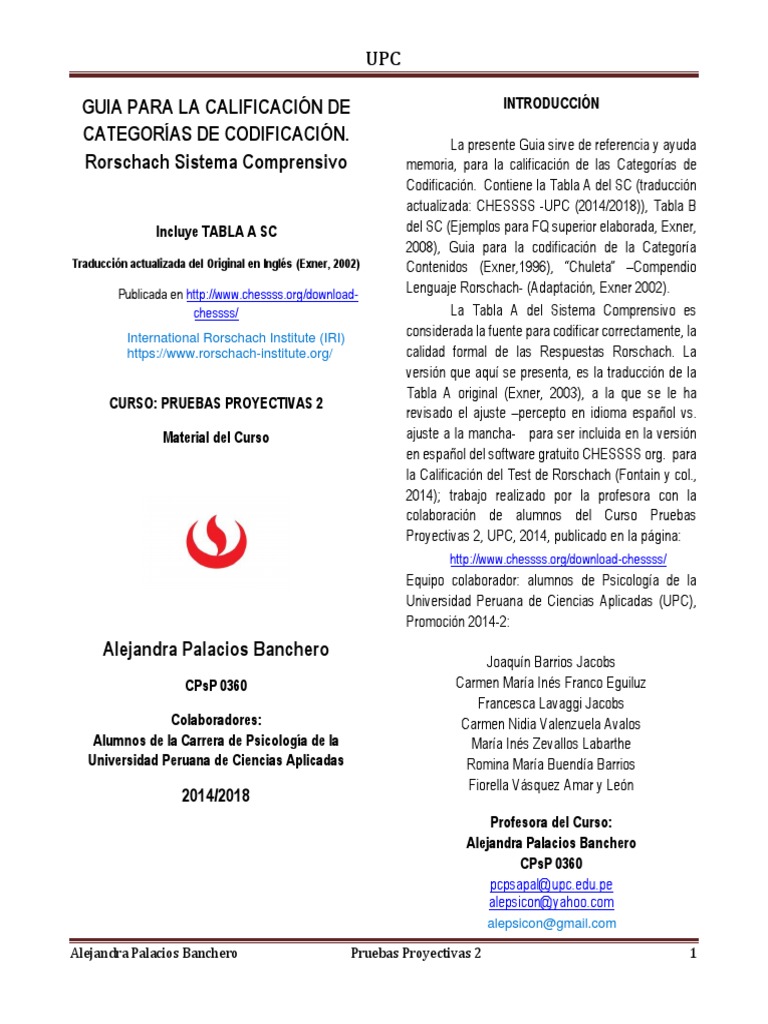 GUIA PARA LA CALIFICACIÓN DE CATEGORÍAS DE CODIFICACIÓN (Tabla A SC) | PDF | Software