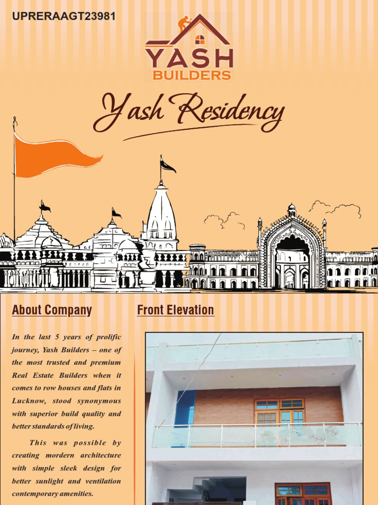 Yash Builders Broucher Yash Residency | PDF | Building Engineering ...