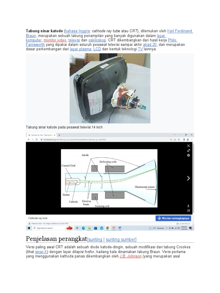 Tabung Sinar Katode | PDF
