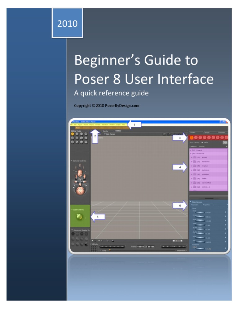 Poser 08 For Beginners | PDF | 3 D Modeling | Areas Of Computer Science