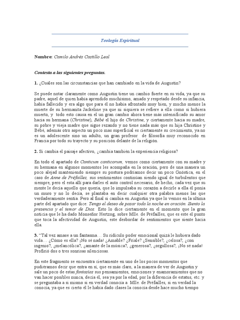 Preguntas Augustin | PDF