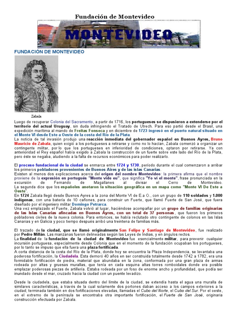 Fundación de Montevideo | PDF | España | Fortificación