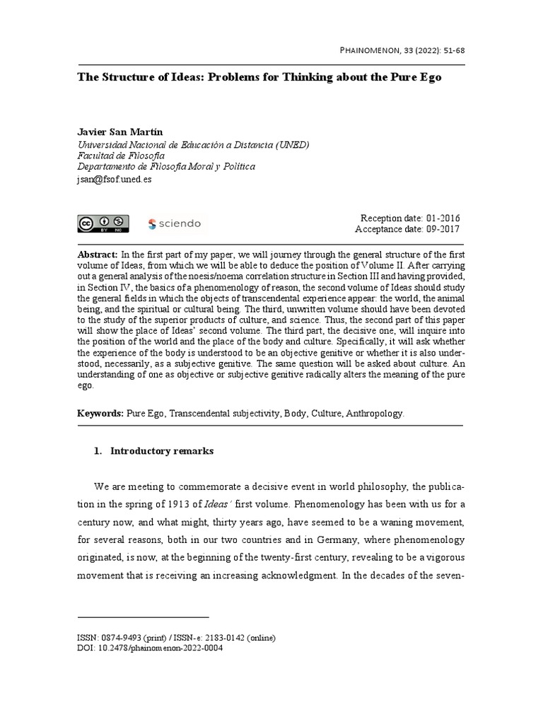 The Structure of Ideas Problems For Thinking About | PDF ...