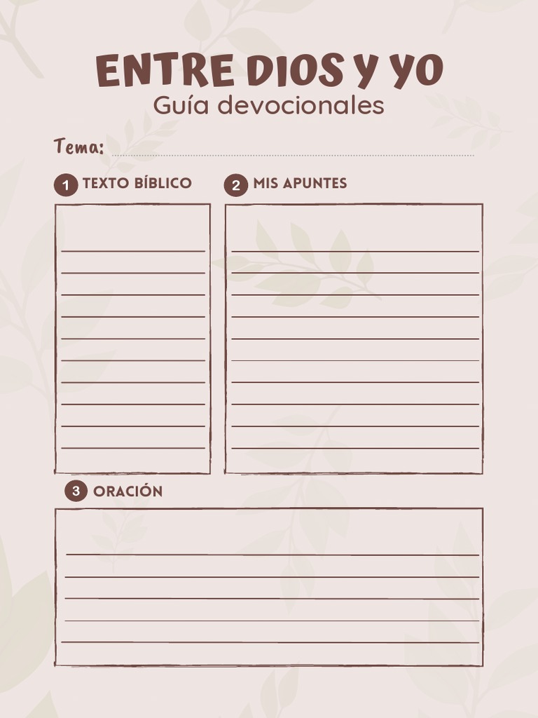Guía Devocional | PDF