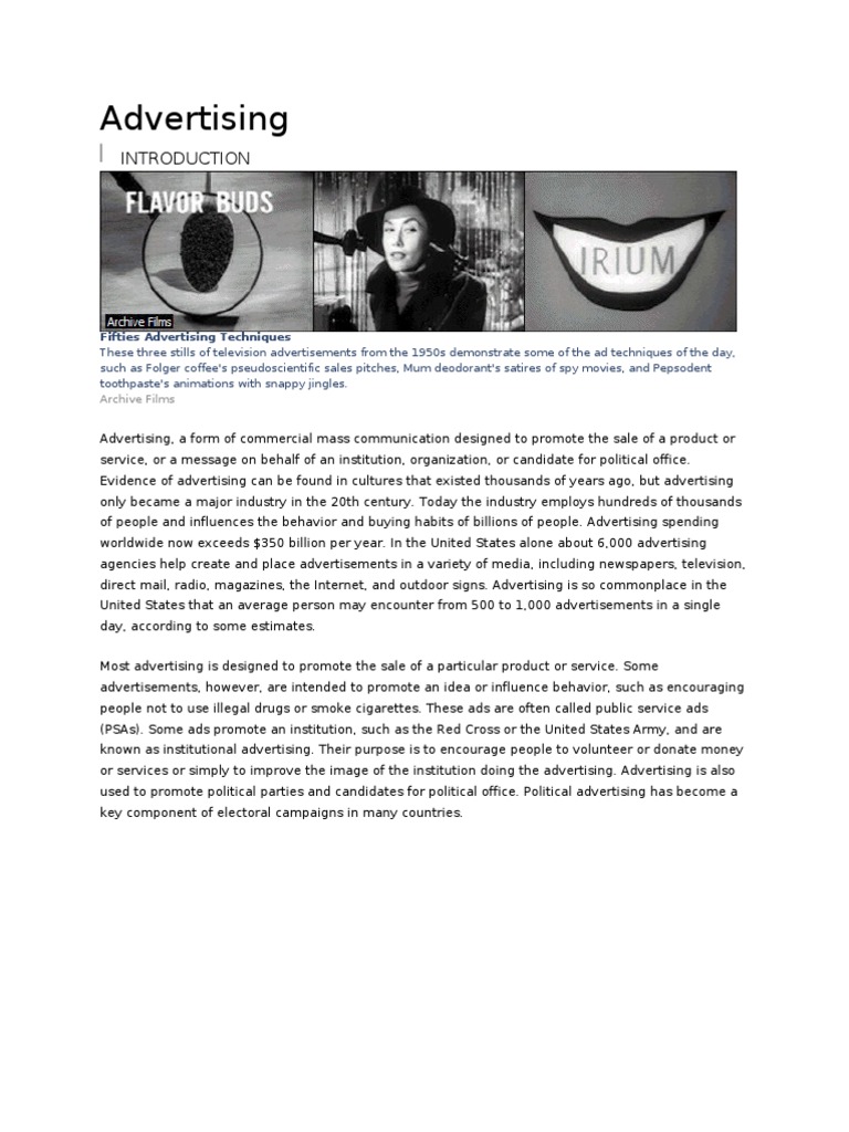 1950s Advertising Techniques: An Overview of Early Advertising Methods ...