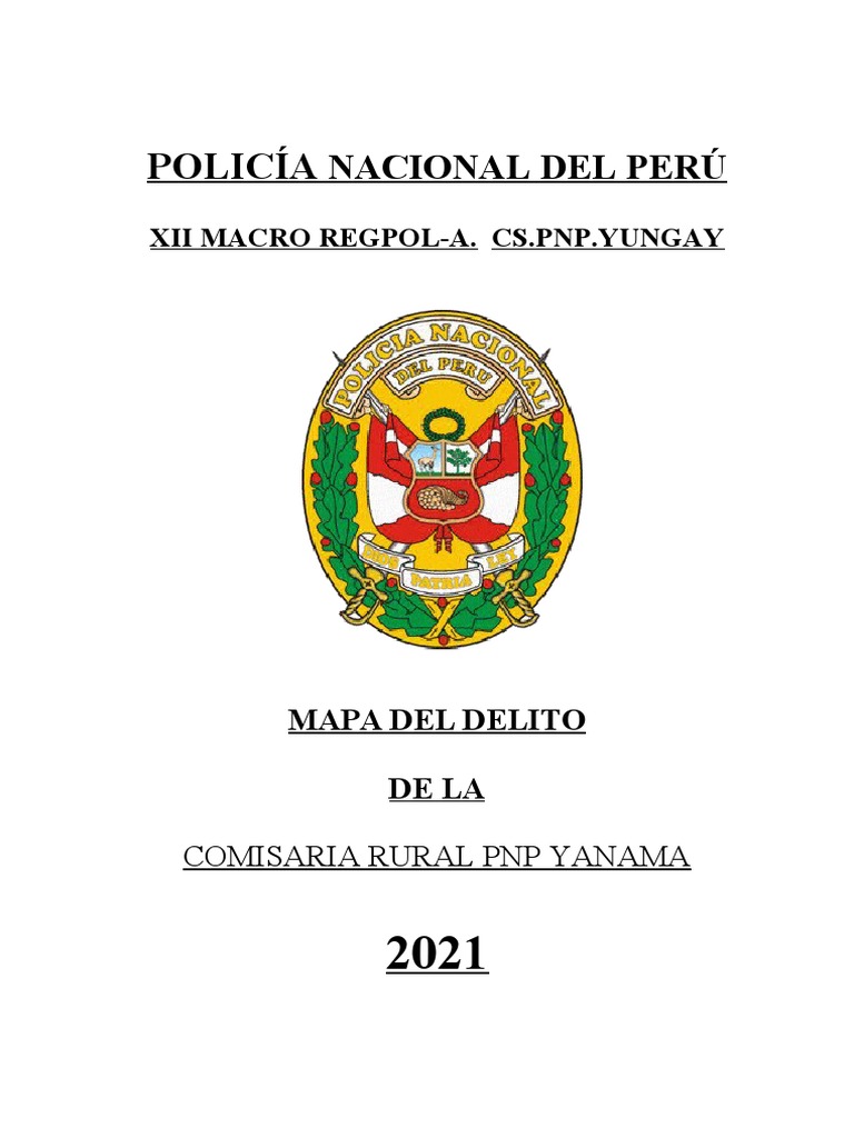 Mapa de Delito Actualizado | PDF | Crímenes | Crimen y violencia