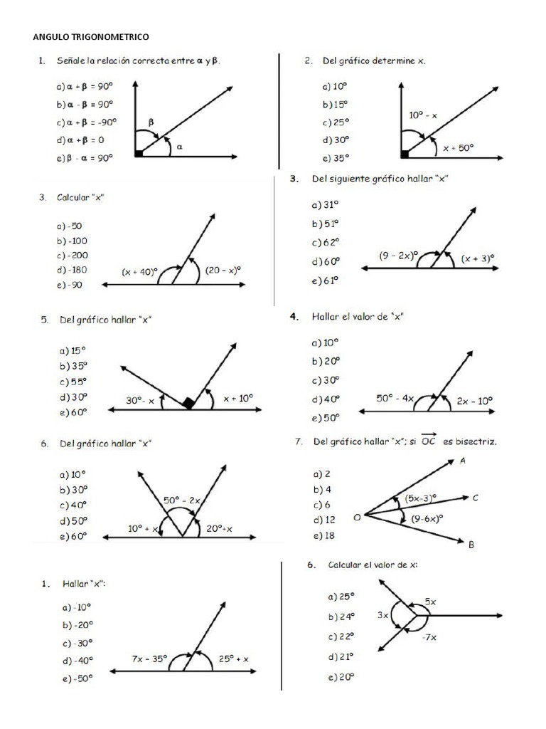 Angulo Trigonometrico | PDF