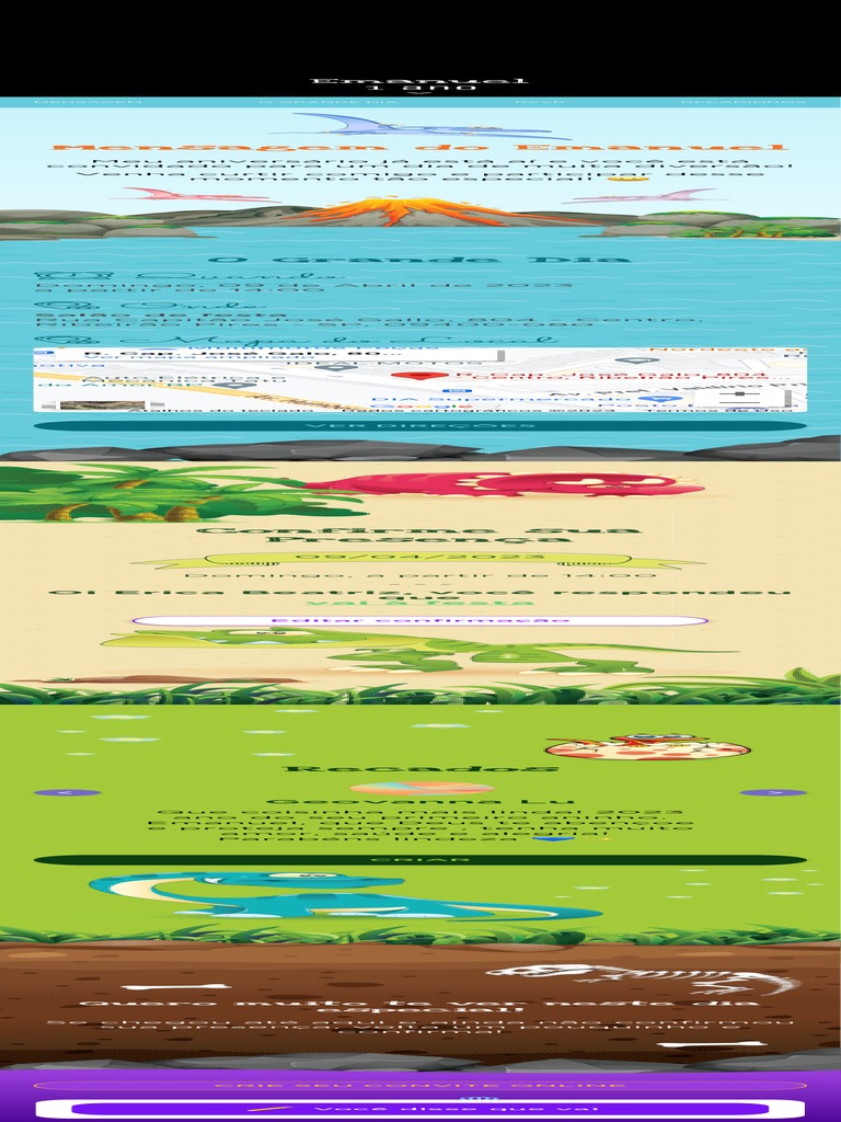 Convite para Aniversário de Emanuel | PDF