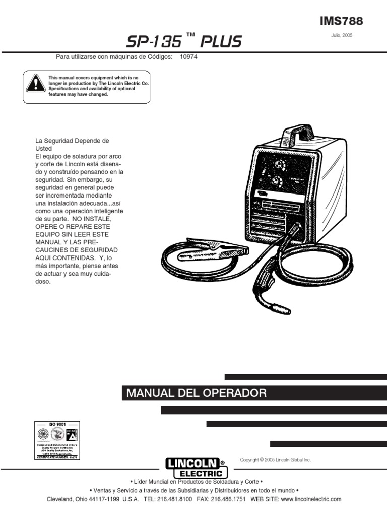 Lincoln Sp135 | PDF