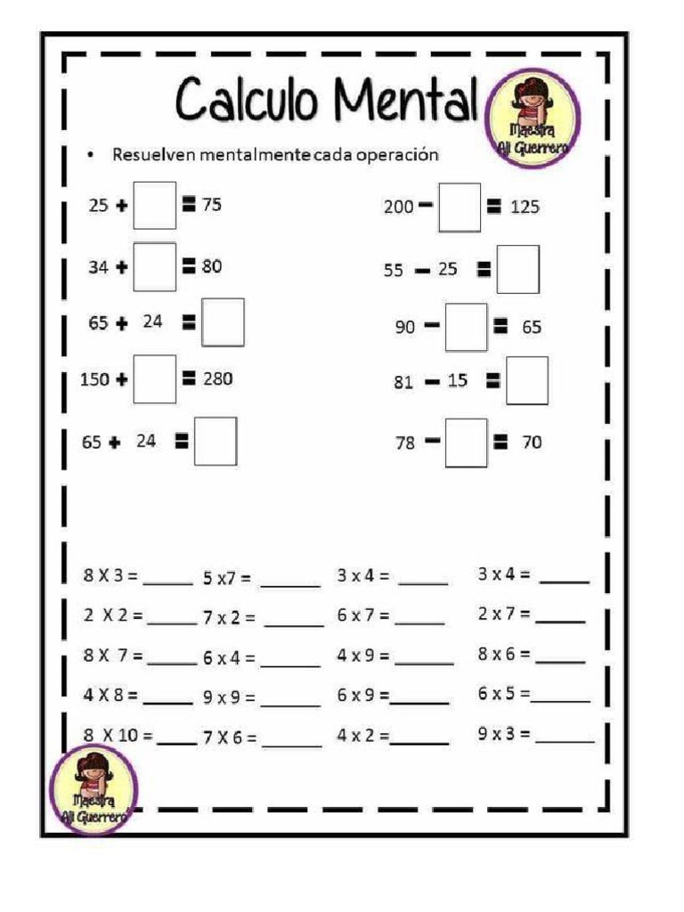 Actividades de Matemáticas | PDF
