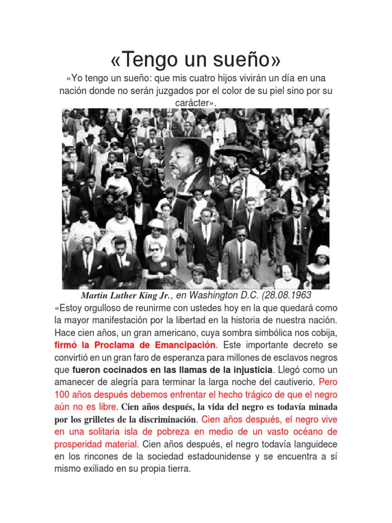 Tengo Un Sueño | PDF