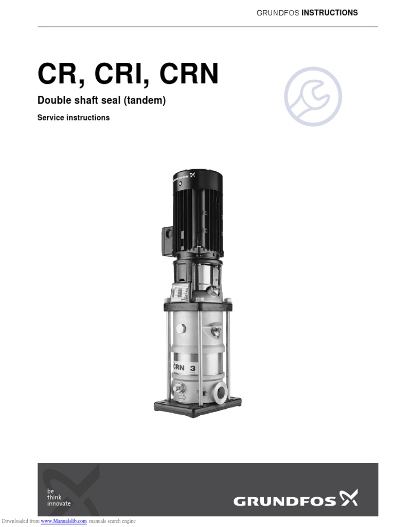 CR Type Grundfos Pump | PDF | Pump | Mechanical Engineering