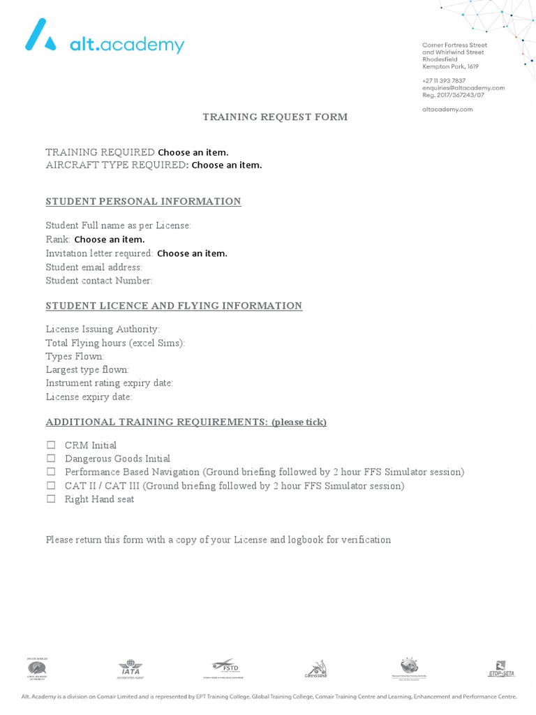 Alt Academy Application Form | PDF