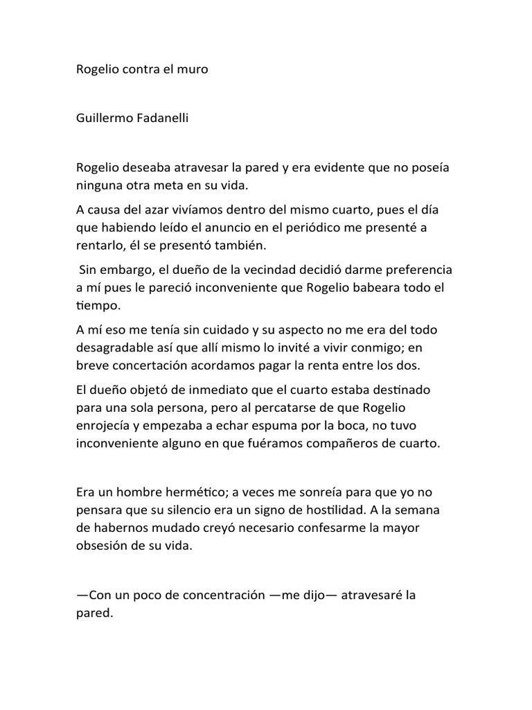 Rogelio Contra El Muro | PDF | Vanguardia