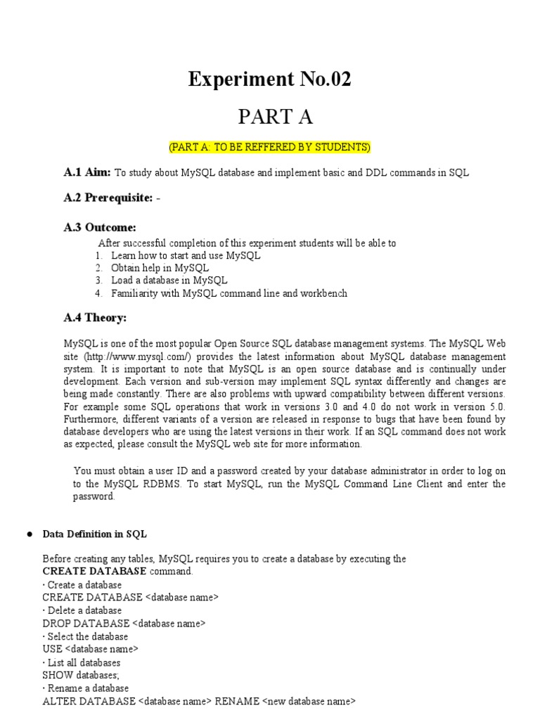 CSBS_DBMS_Lab2_22-23 | PDF | Relational Database | Databases