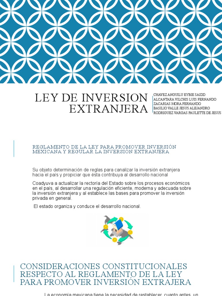 Ley de Inversion Extranjera | PDF | Economias