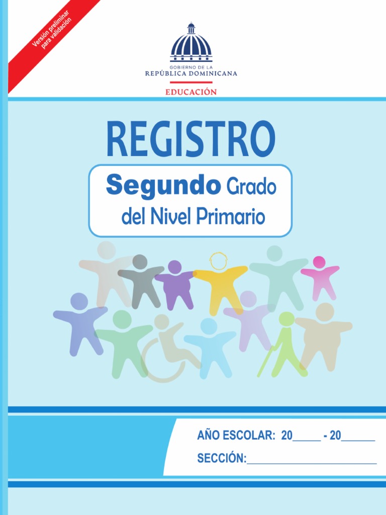 Registro de Segundo Grado Primario 2024 | PDF | Educación primaria ...